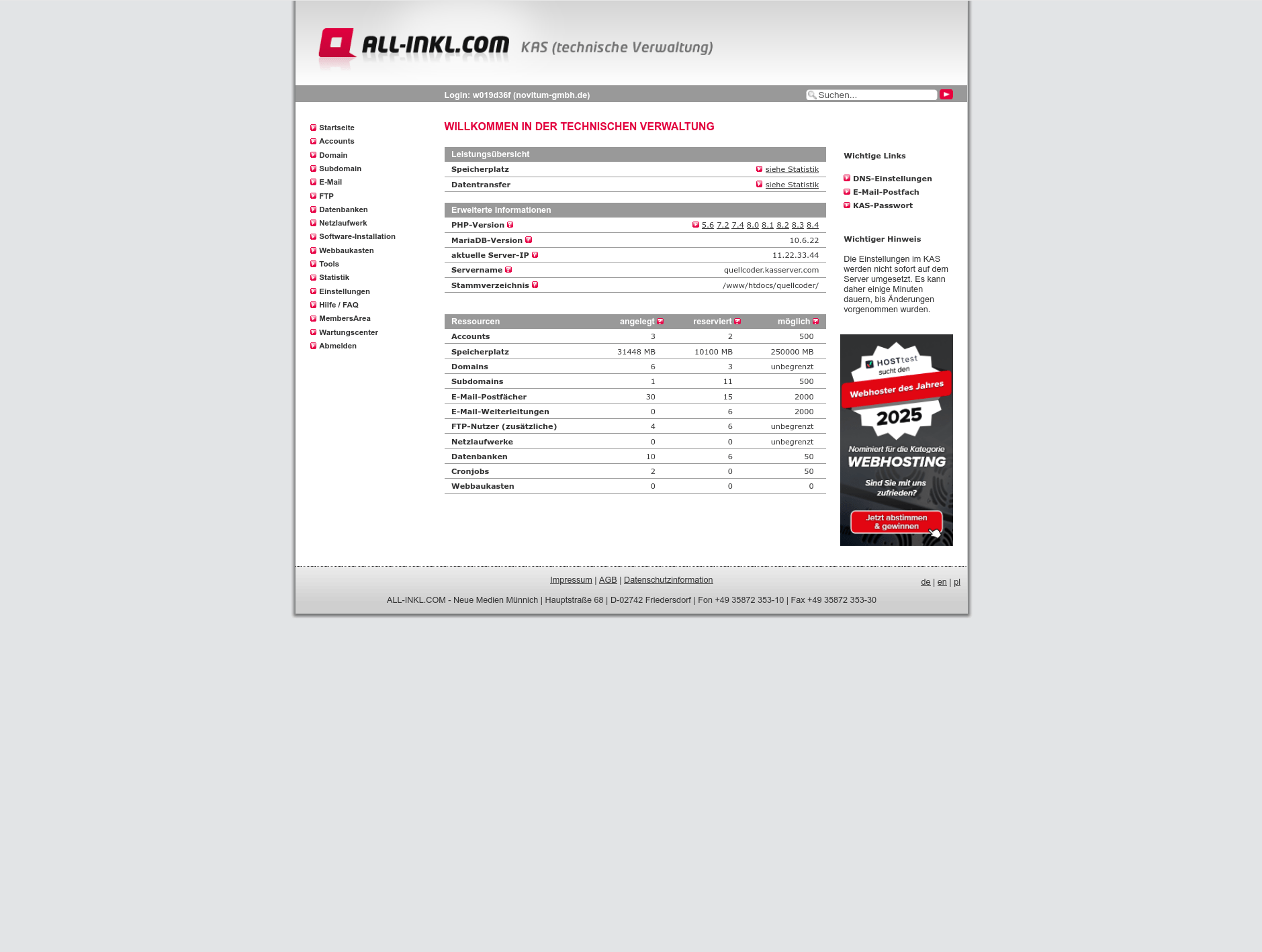All‑Inkl KAS Relaunch 2025 – Neues Design für bessere Bedienbarkeit und ...