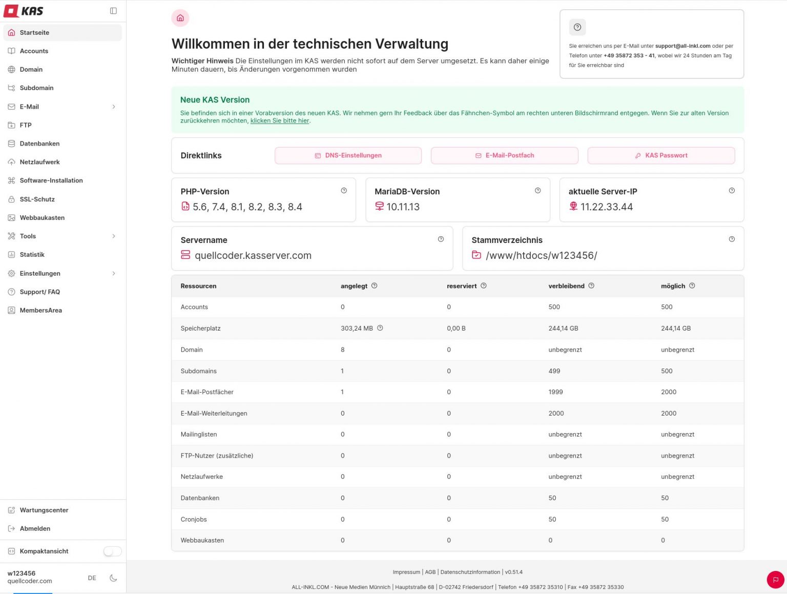 All‑Inkl KAS Relaunch 2025 – Neues Design für bessere Bedienbarkeit und ...